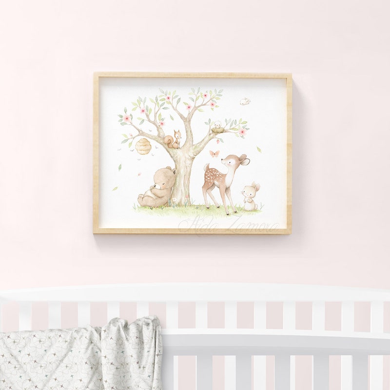 Forest Friends Art - Etsy