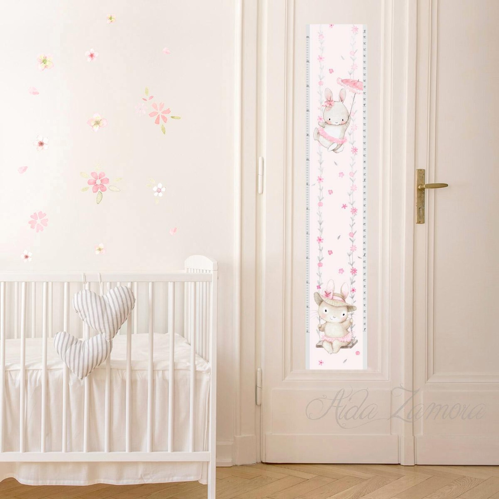 Girls Growth Chart, BALLERINAS, Nursery Growth Chart, Watercolor Growth ...