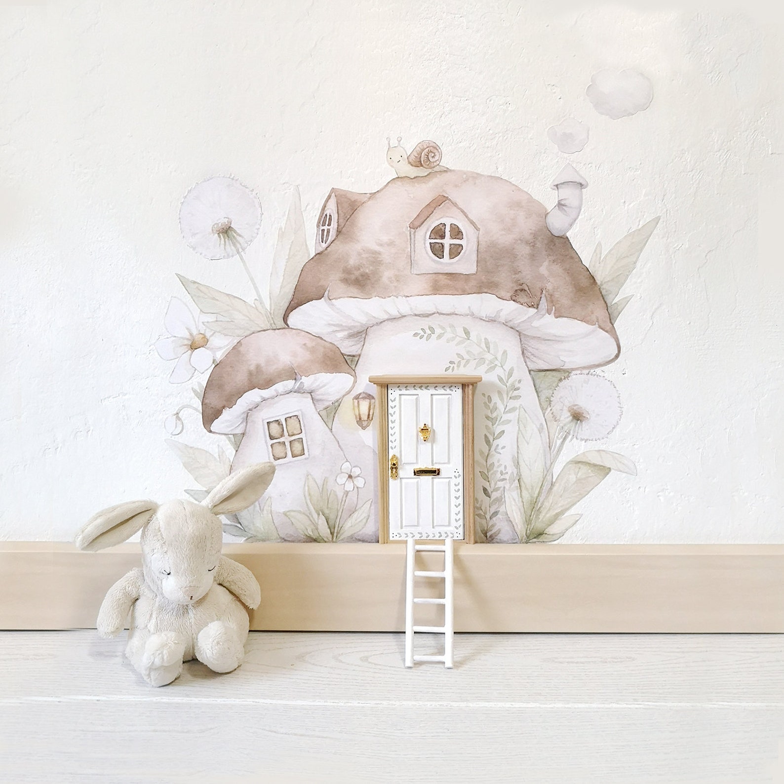 Hand Painted Wooden Door MOUSE HOUSE Dollhouse Door Pérez | Etsy