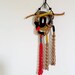 Rustic Boho Yarn Wrapped Rope Knot Wall Hanging, Modern Bohemian ...