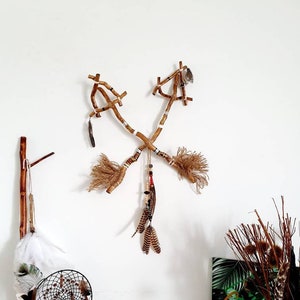 Native American Style Crossed Arrows Decor, Boho Decor, Tribal Home - Etsy