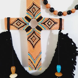 Bohemian Decor, Christian Boho Wall Cross - Etsy