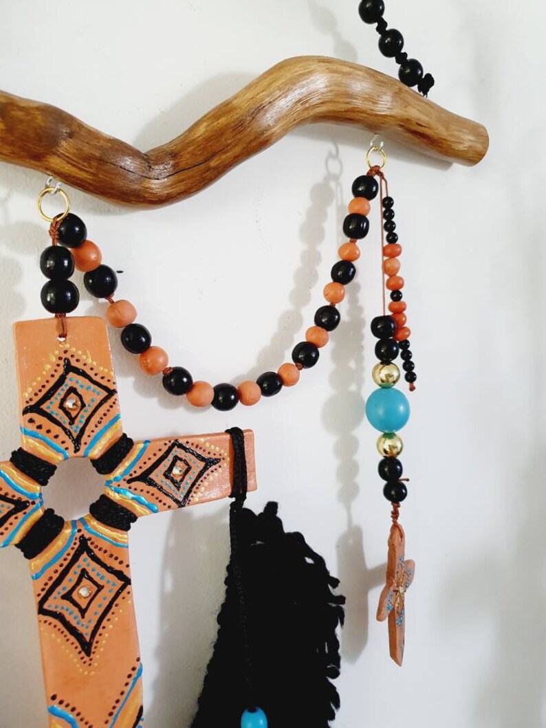 Bohemian Decor Christian Boho Wall Cross - Etsy