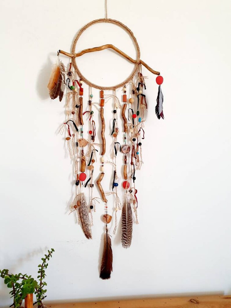 Woodland Decor Boho Dream Catcher Rustic Home Decor - Etsy