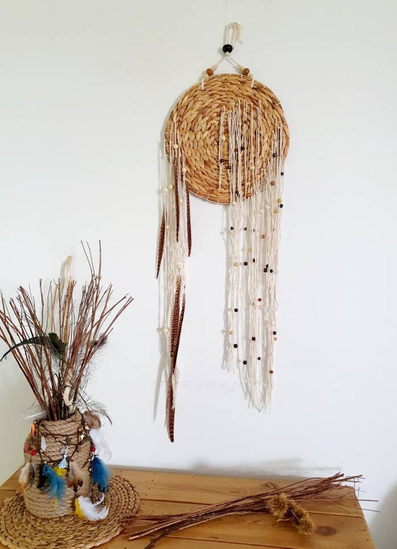 Bohemian Wall Decor Boho Wall Tapestry Rope Wall Art Boho - Etsy