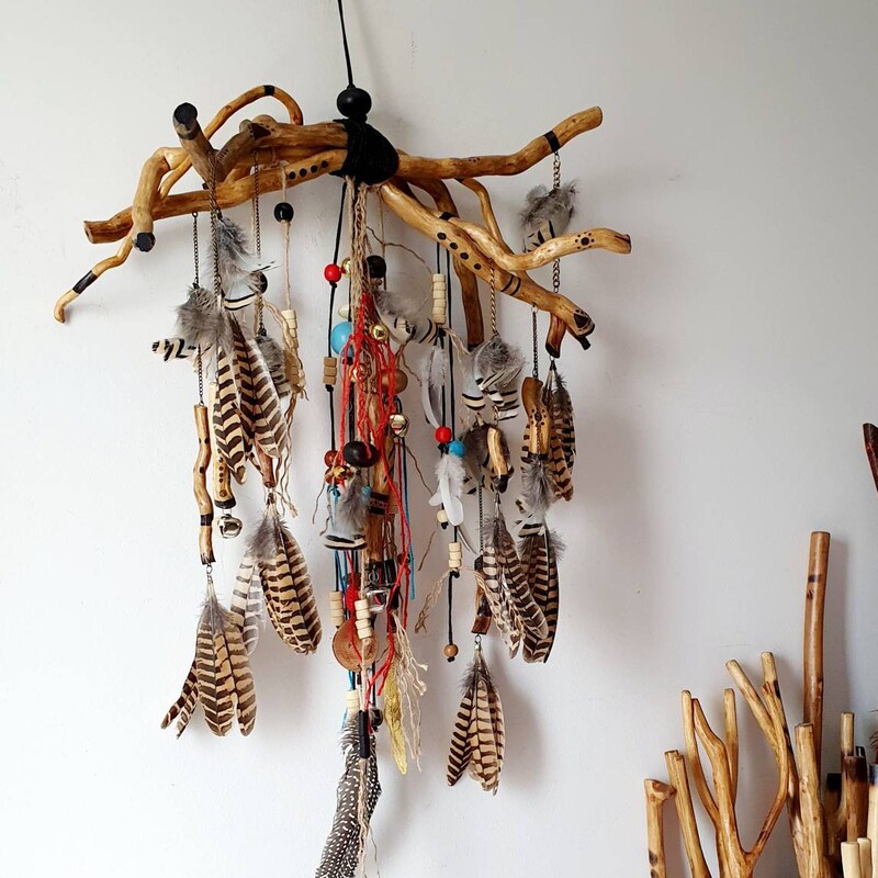 Boho Wind Chime - Etsy