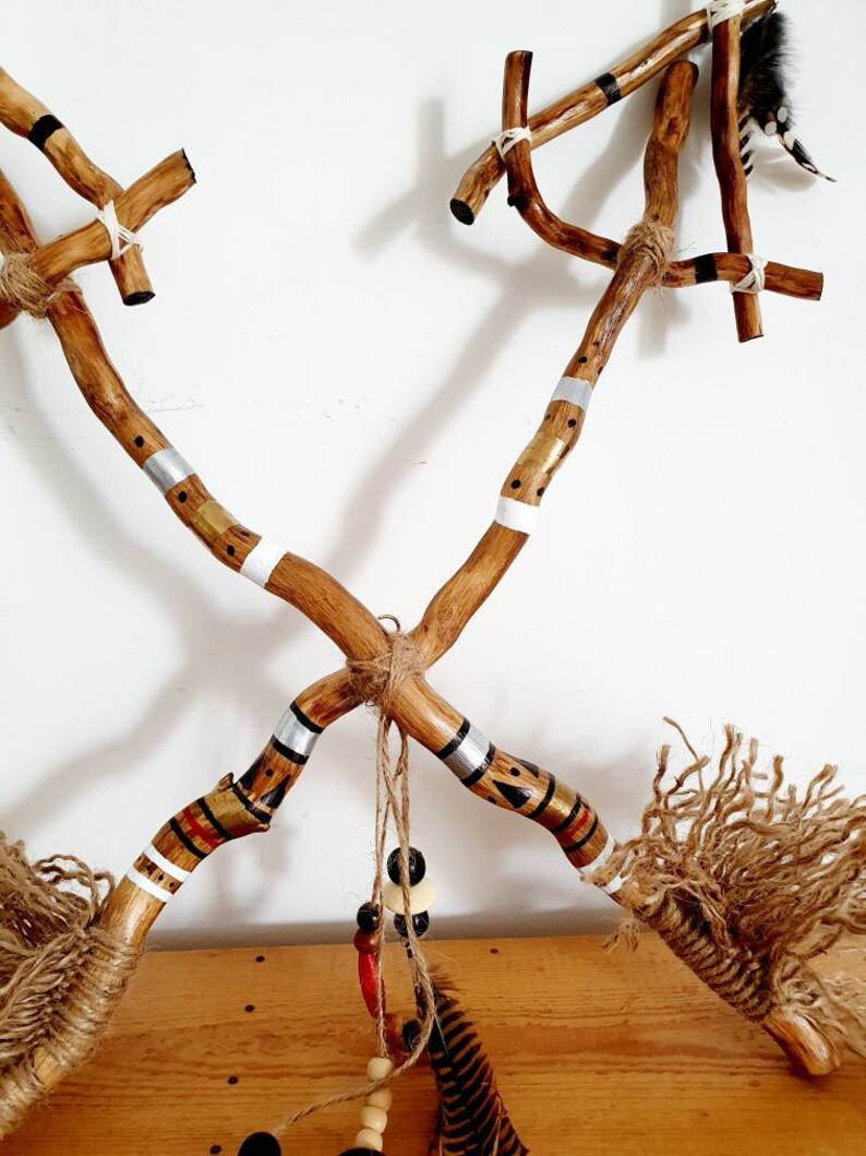 Native American Style Crossed Arrows Decor Boho Decor Tribal | Etsy