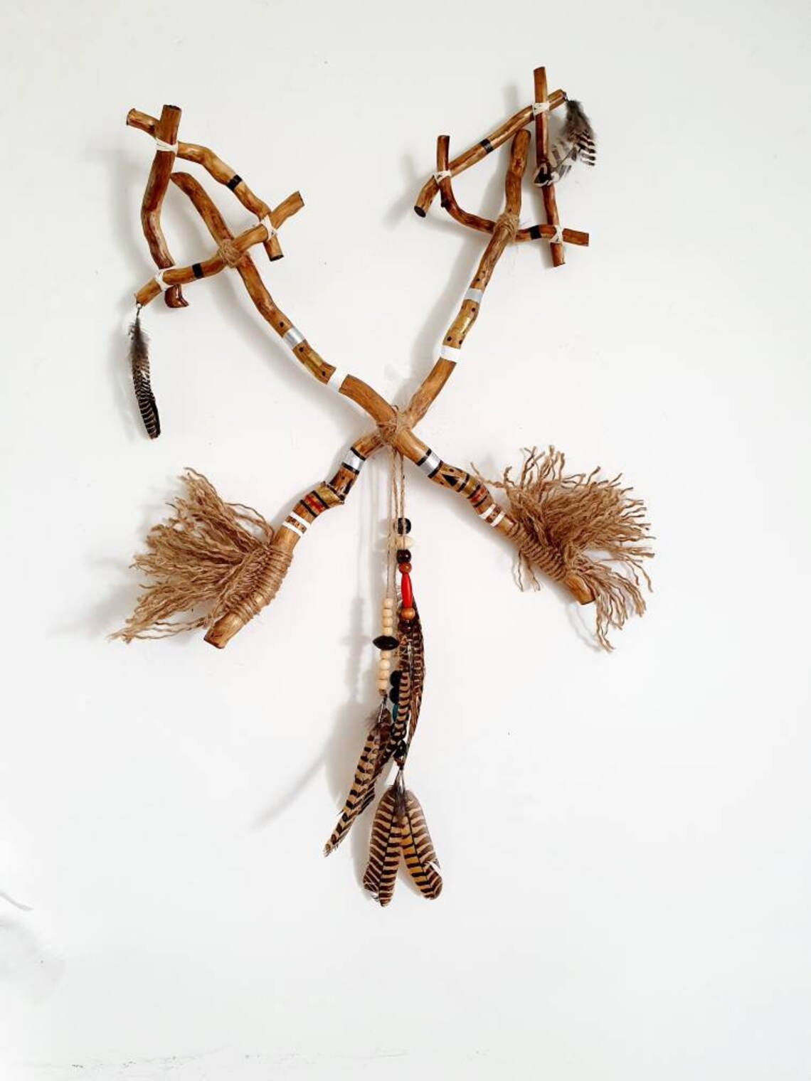 Native American style crossed arrows decor boho decor tribal | Etsy