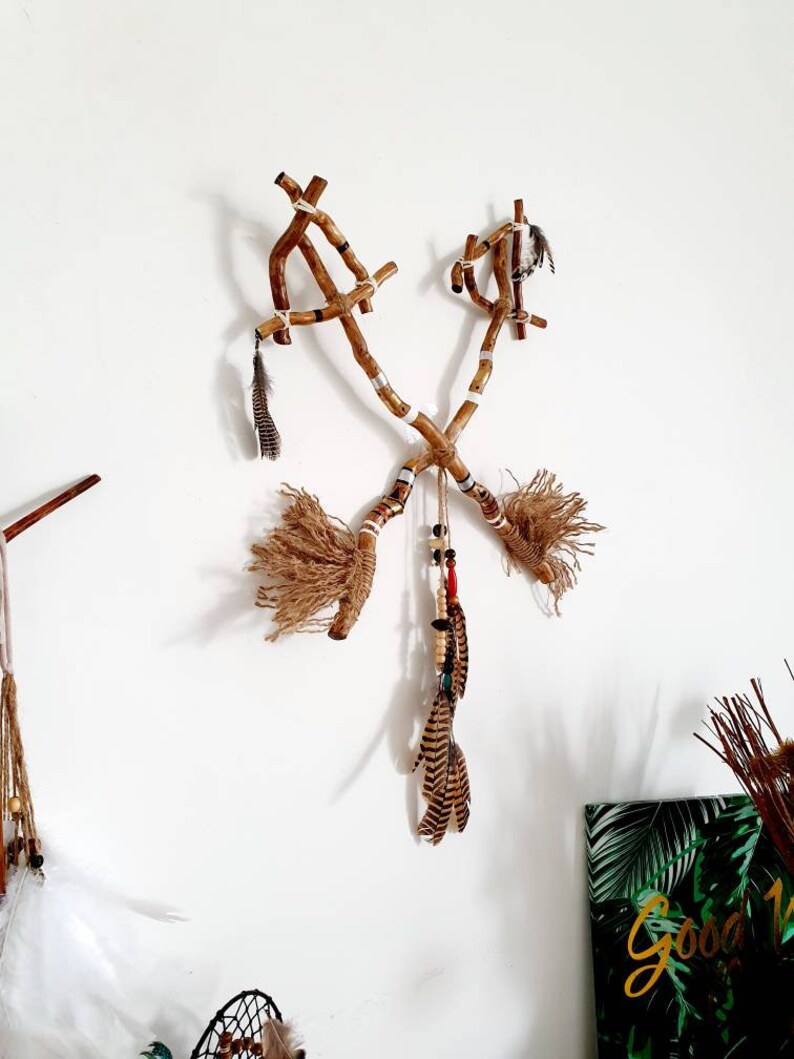 Native American Style Crossed Arrows Decor Boho Decor Tribal | Etsy