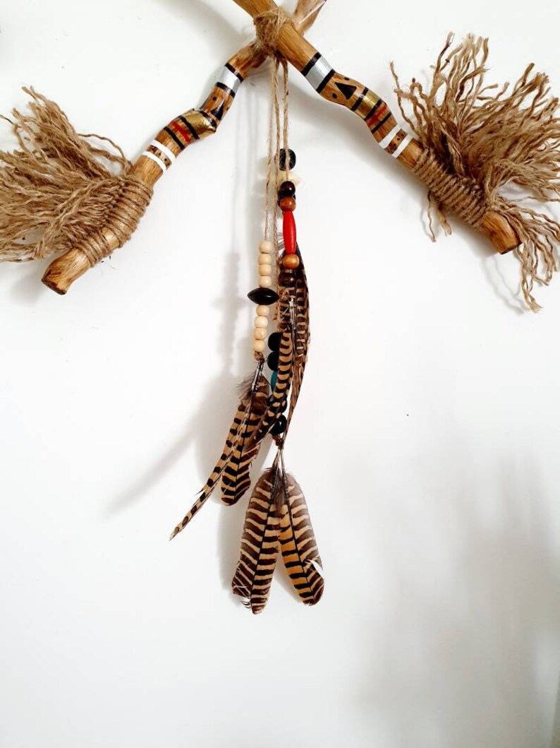 Native American Style Crossed Arrows Decor Boho Decor Tribal | Etsy