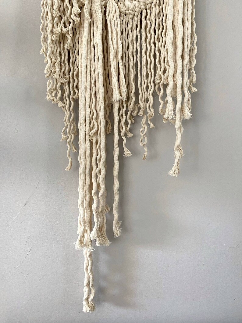 Round Macrame Circular Art Modern Bohemian Fibre Tapestry - Etsy