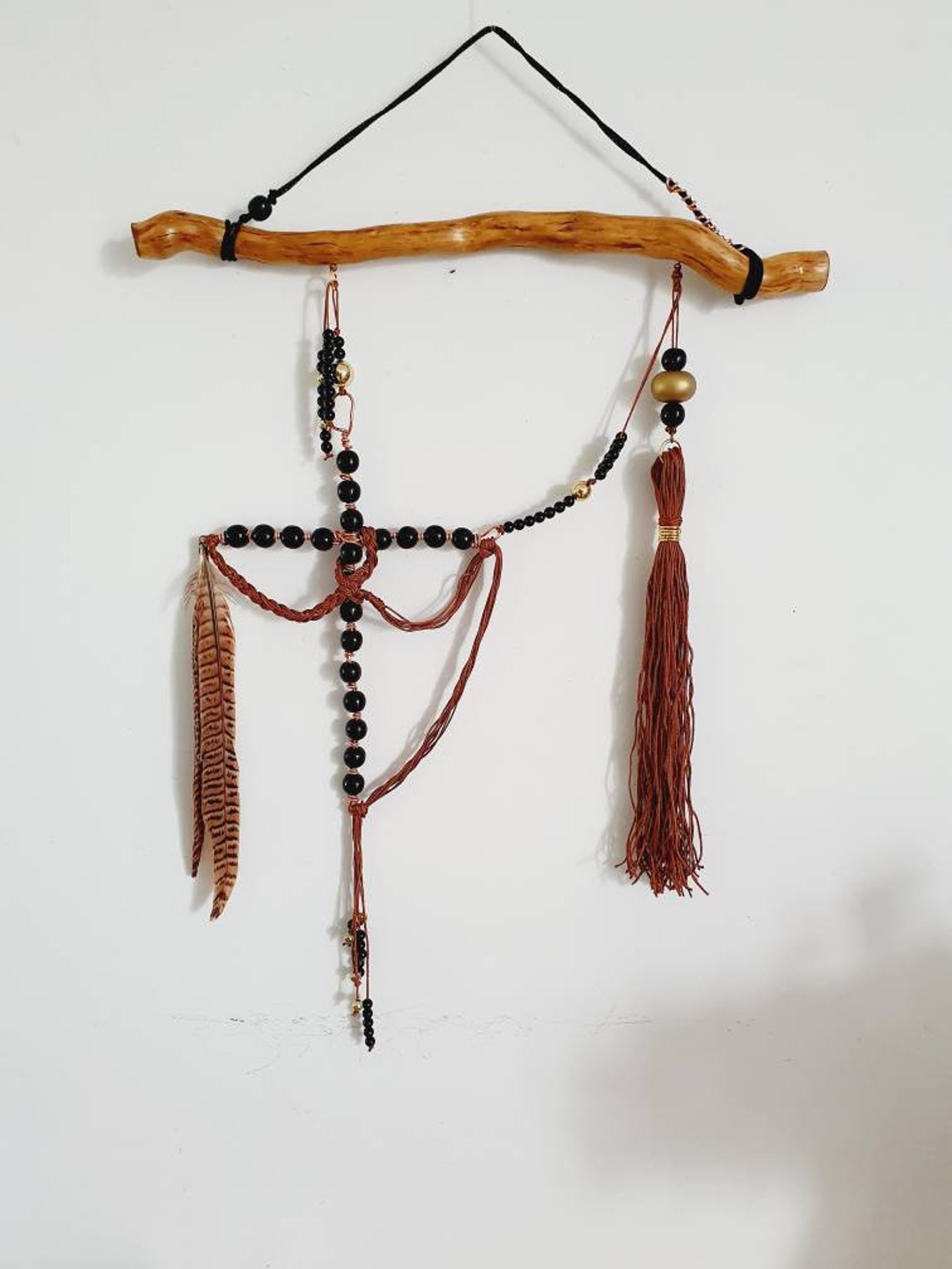 Boho Cross Decor, Religious Gifts, Western Spiritual Decor - Etsy