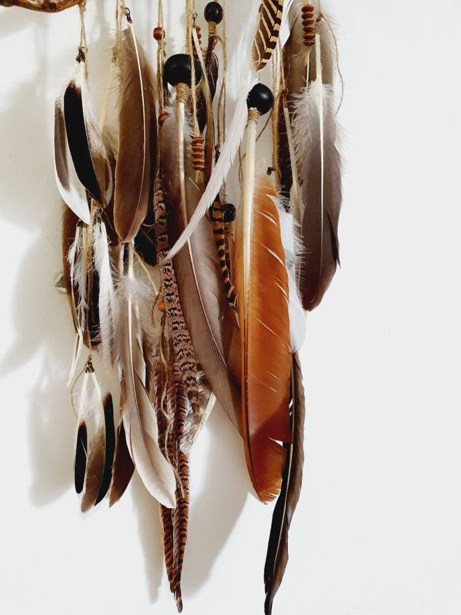 Native American style woodland feather wall art tribal | Etsy