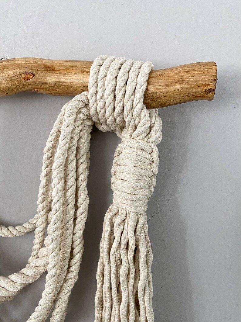 Contemporary Modern Rope Wall Art Boho Wall Decor Coastal - Etsy