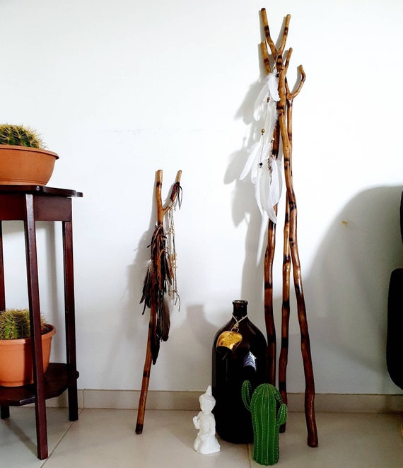 Gypsy Boho Decorative Walking Stick Bohemian Branch Decor | Etsy