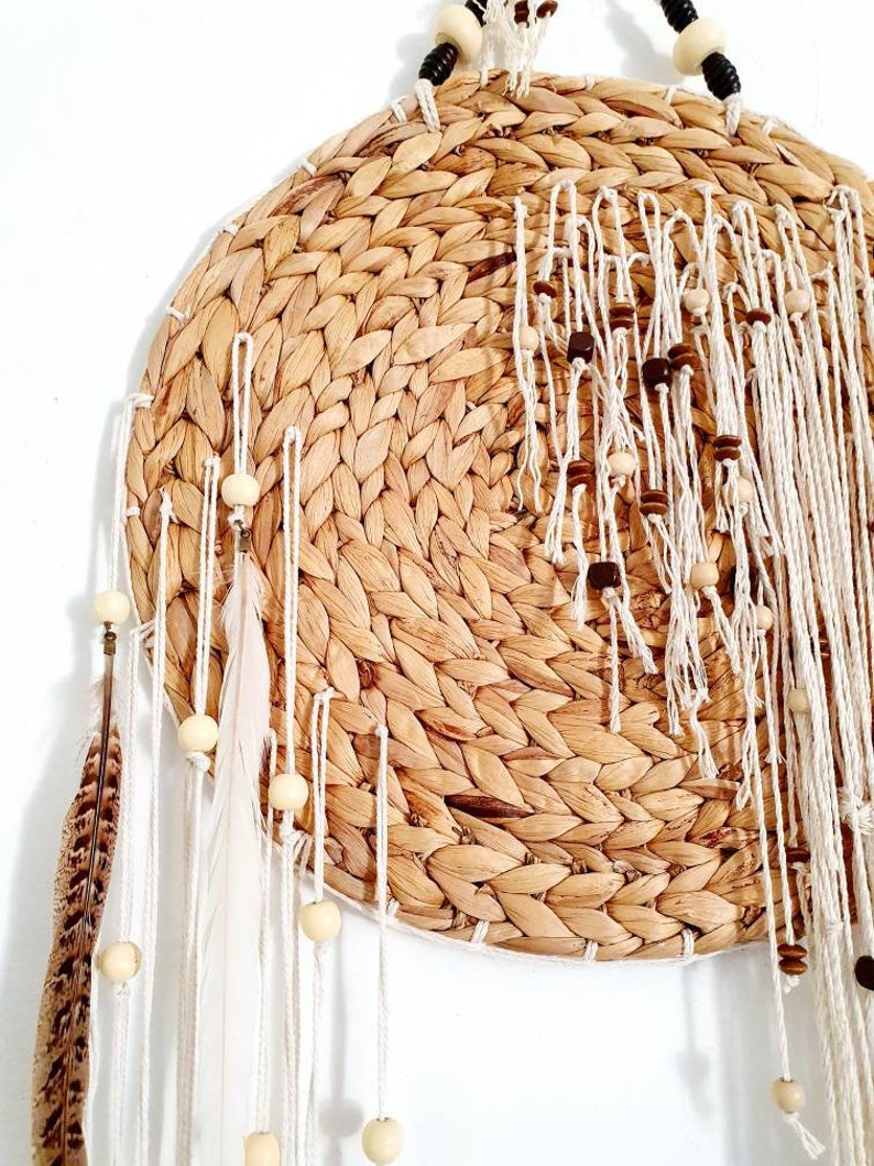 Bohemian wall decor Boho wall tapestry rope wall art boho | Etsy