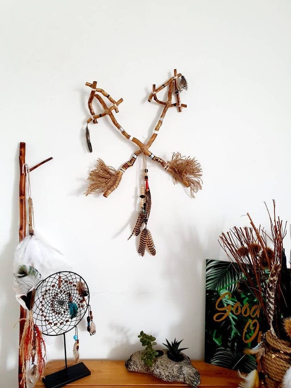 Native American Style Crossed Arrows Decor Boho Decor Tribal | Etsy
