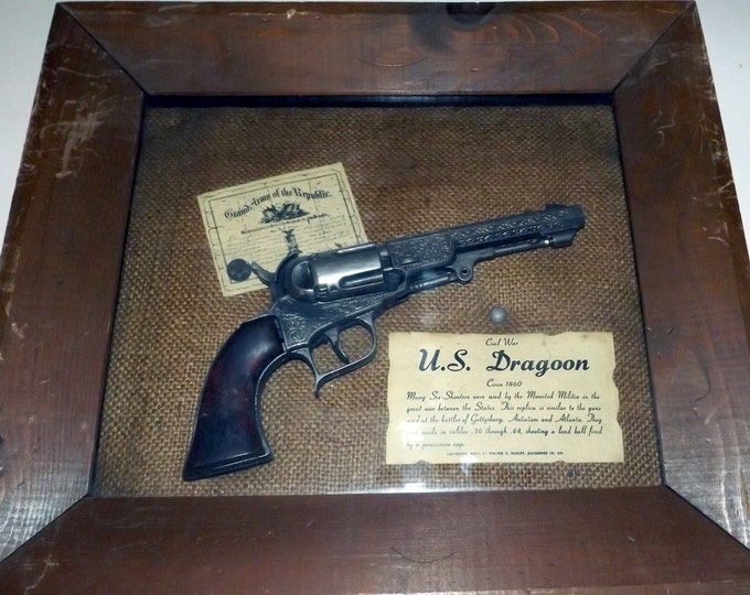 1956 REPLICA Civil War Six Shooter - Etsy