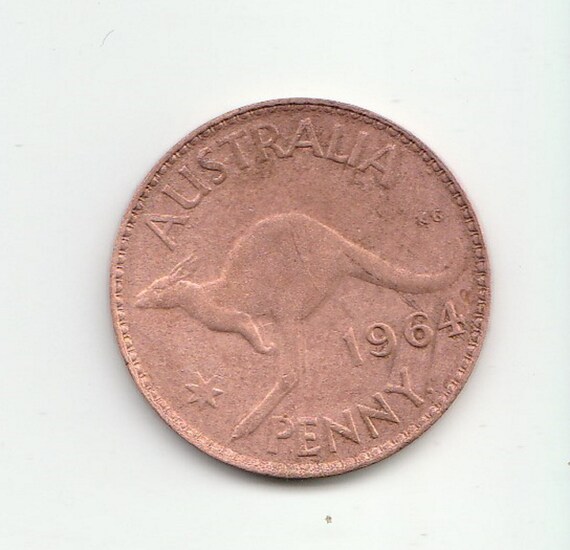 1964 Australia Penny - Etsy
