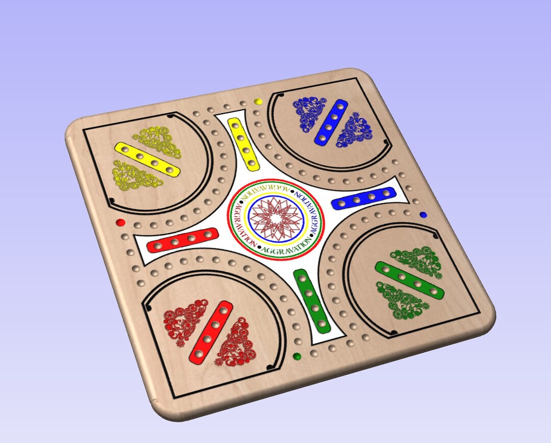 Aggravation Board Game Template - Multiple Formats - Etsy