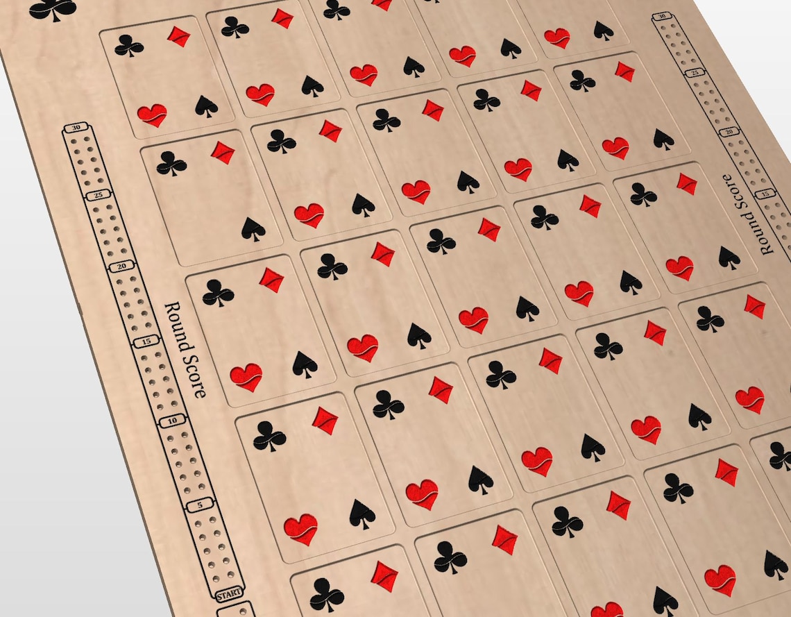 Cross Cribbage - Template - Svg,eps,crv,pdf - Digital - Etsy