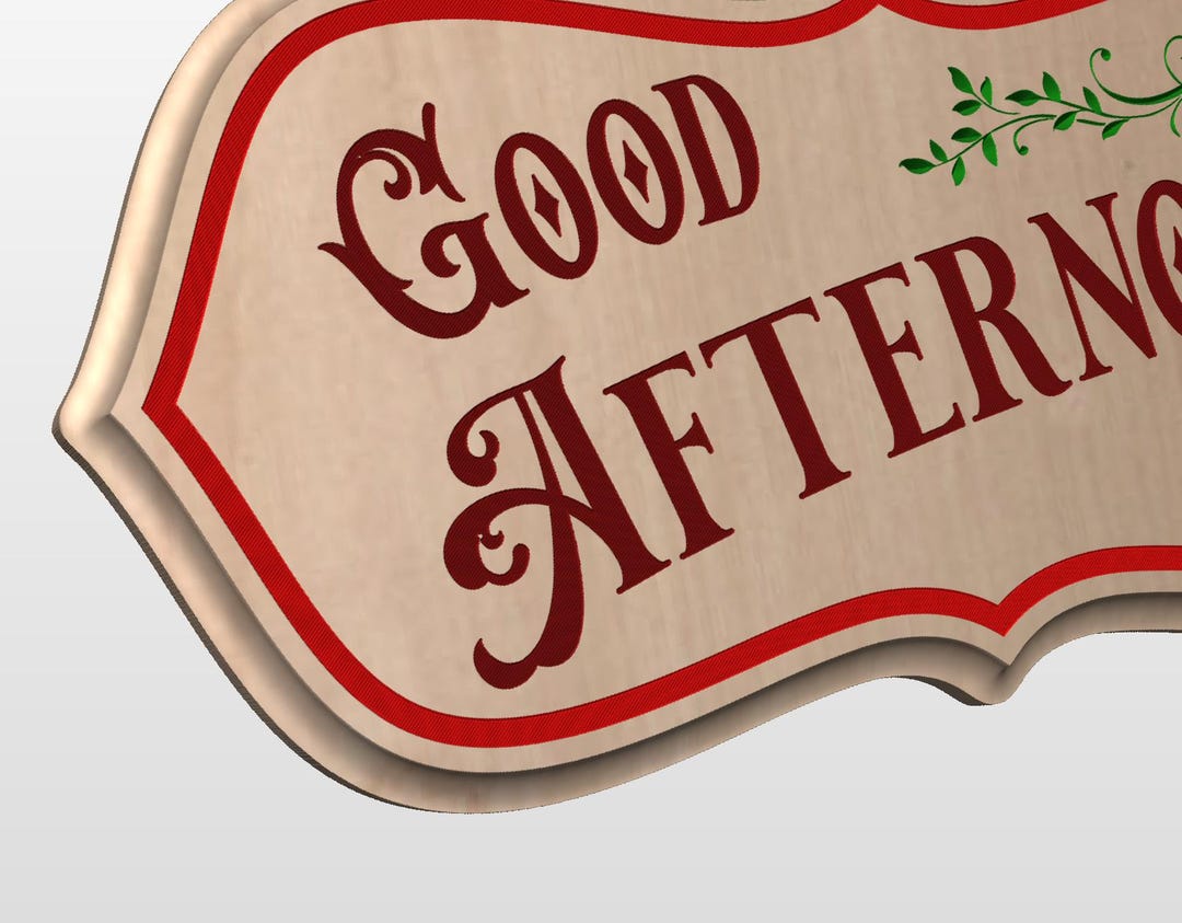 Good Afternoon Sign - Digital - Etsy