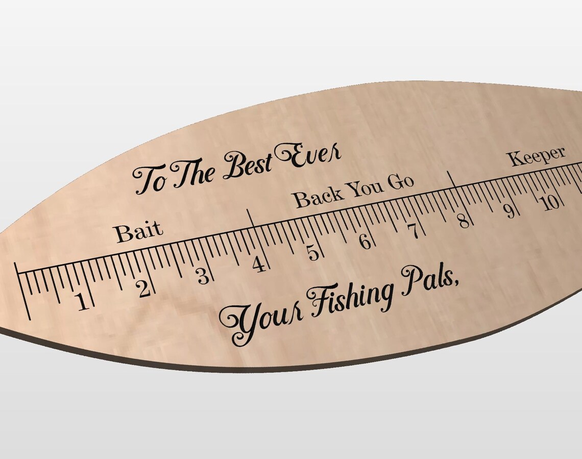 Fishing Scale Gift. Files for CNC or Laser - Etsy