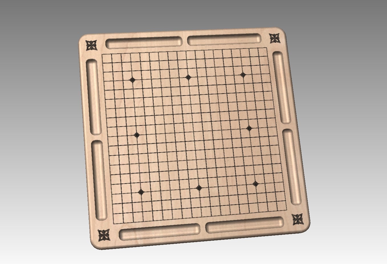 Go Game Board Template Multiple Formats - Etsy