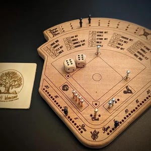 Dice Baseball Game Template - Multiple Formats - Etsy