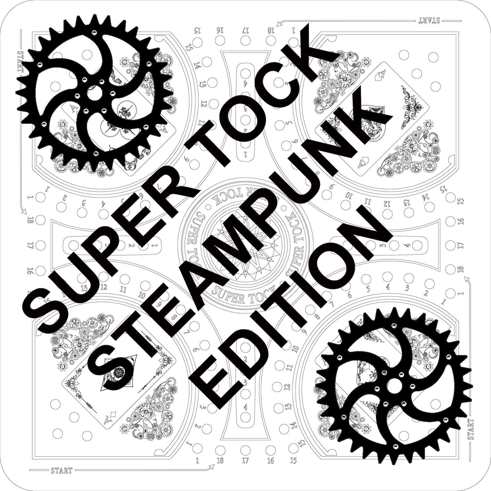 Super Tock Steampunk Edition Digital Template - Svg,laser,cnc - Etsy