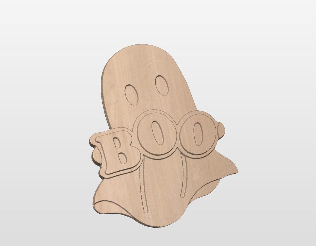 Boo! Layered Ghost for CNC and Laser - Digital File - Etsy