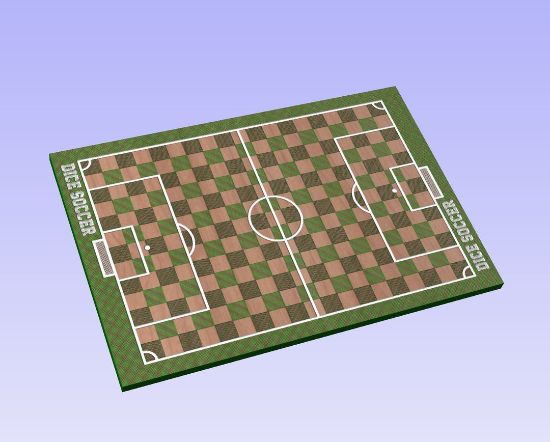 Dice Soccer Game Board Template - Multple Formats - Etsy