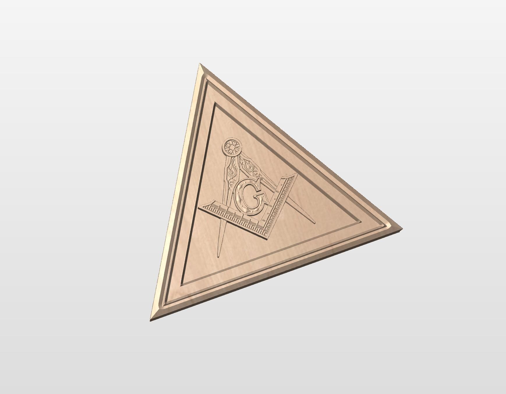 Masonic Symbol - STL for CNC or 3D Printing - Etsy