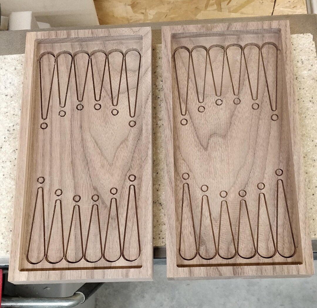 Travel Backgammon Board Laser Files - Etsy