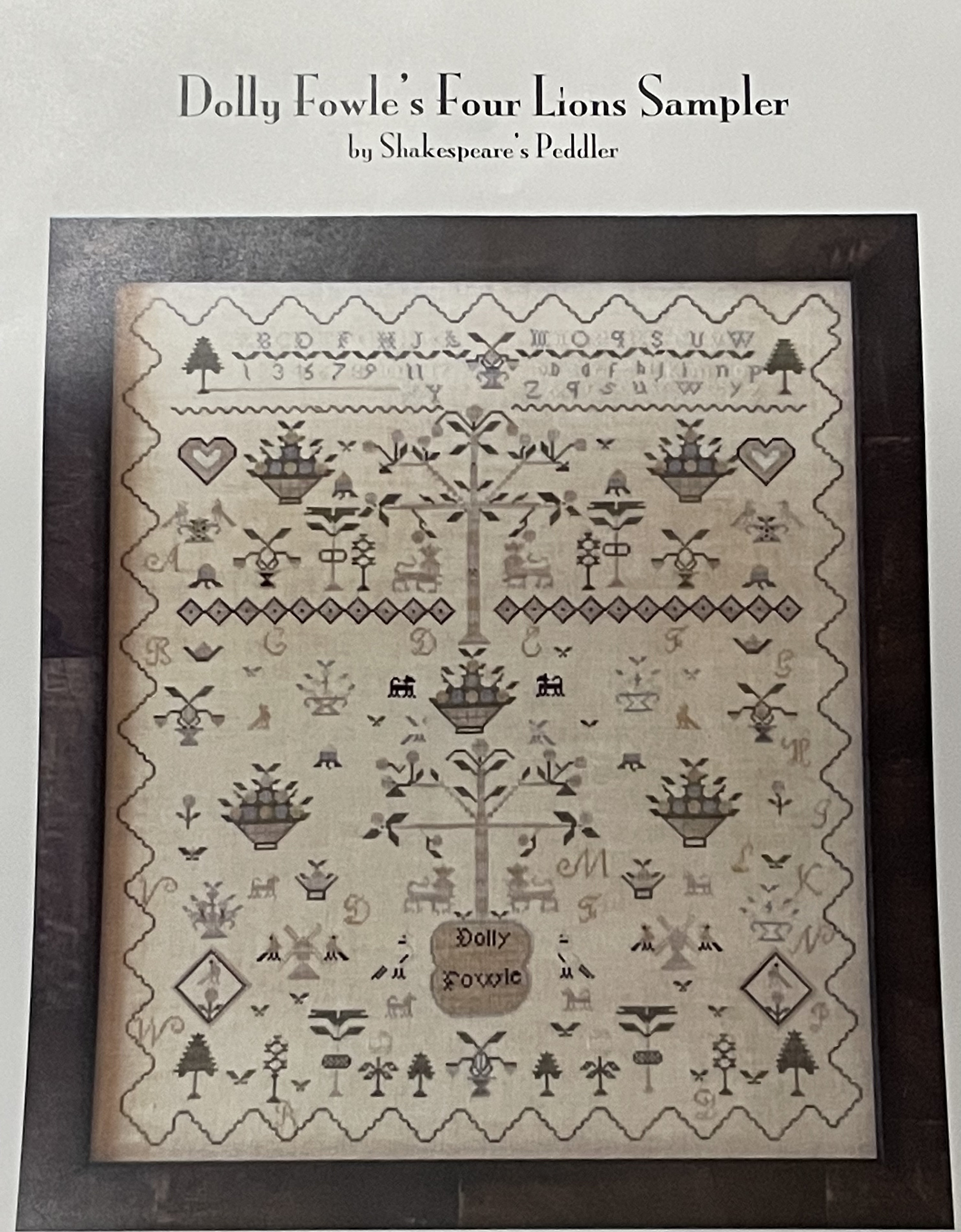 Dolly Fowle’s Four Lion Sampler - Etsy
