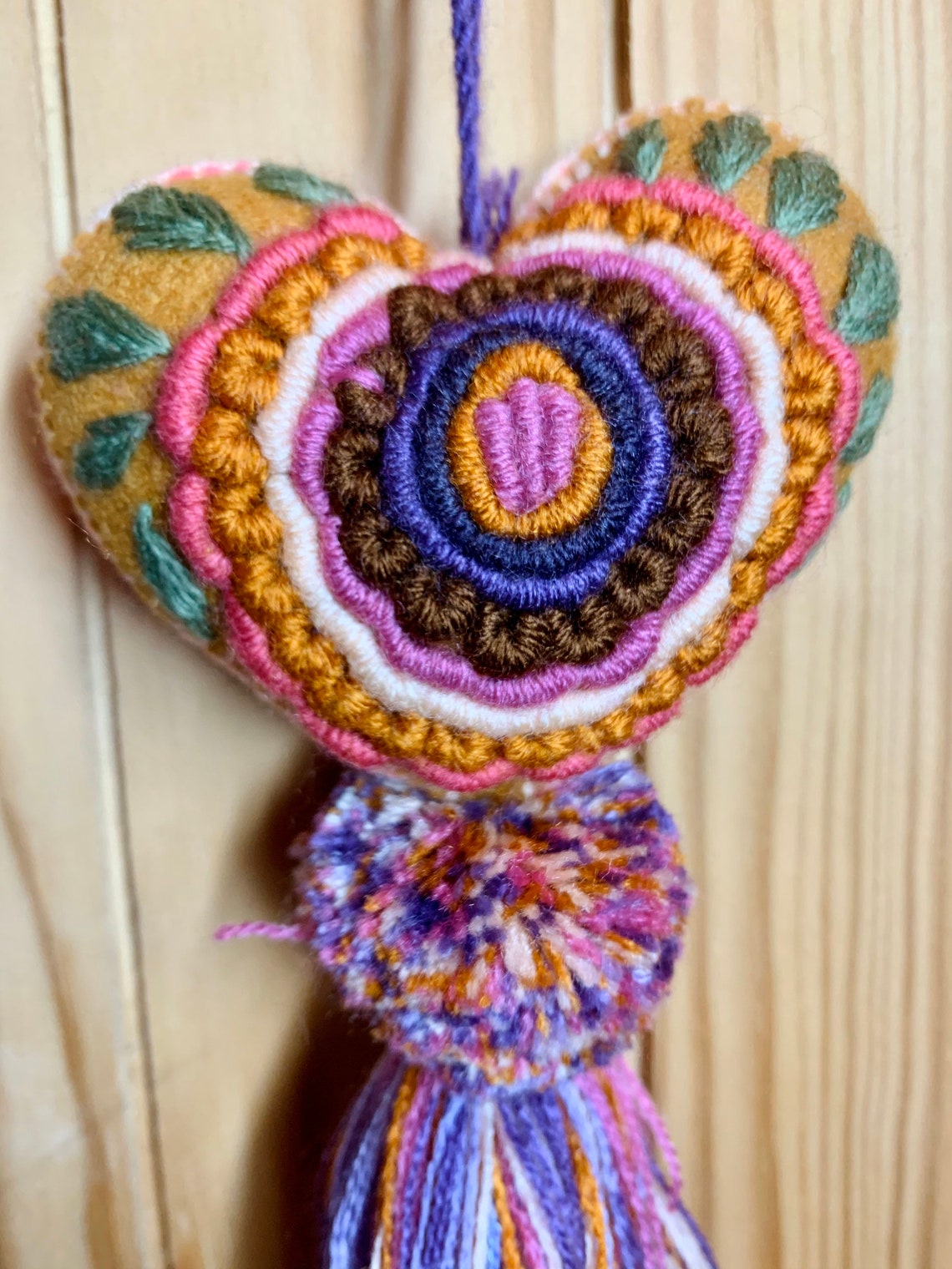Heart Embroidered Chiapas - Etsy