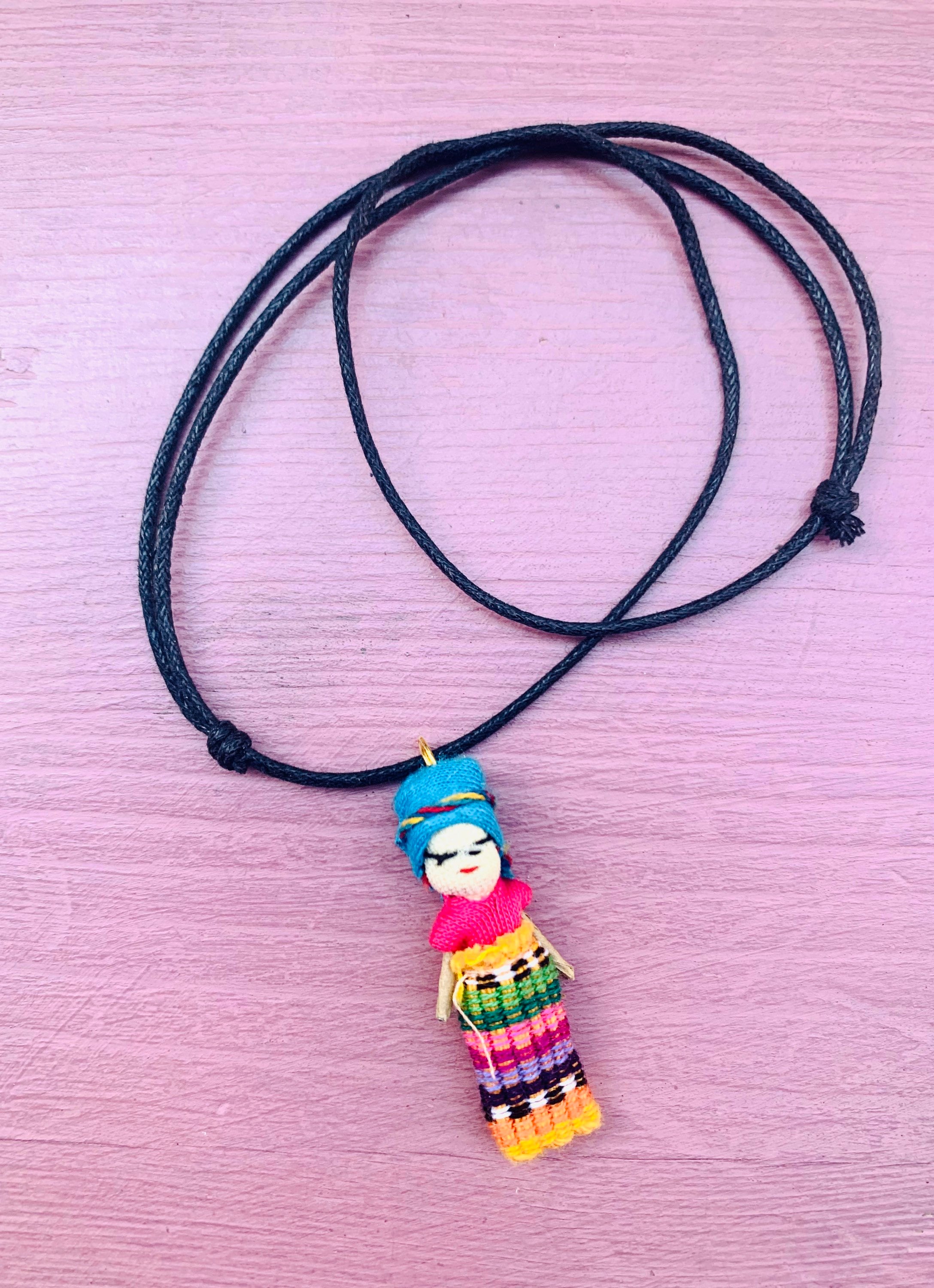 3 Muñequitas quitapena amuleto maya arte mexicano muñeca - Etsy España