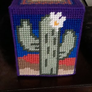 Sunset Cactus Boutique Tissue Box Cover - Etsy