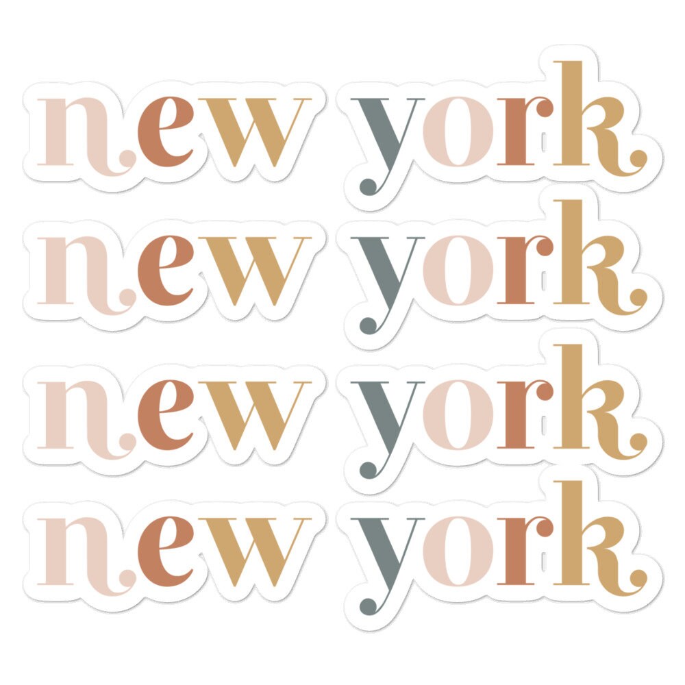 New York Sticker State Sticker New York Decal Car or Laptop | Etsy