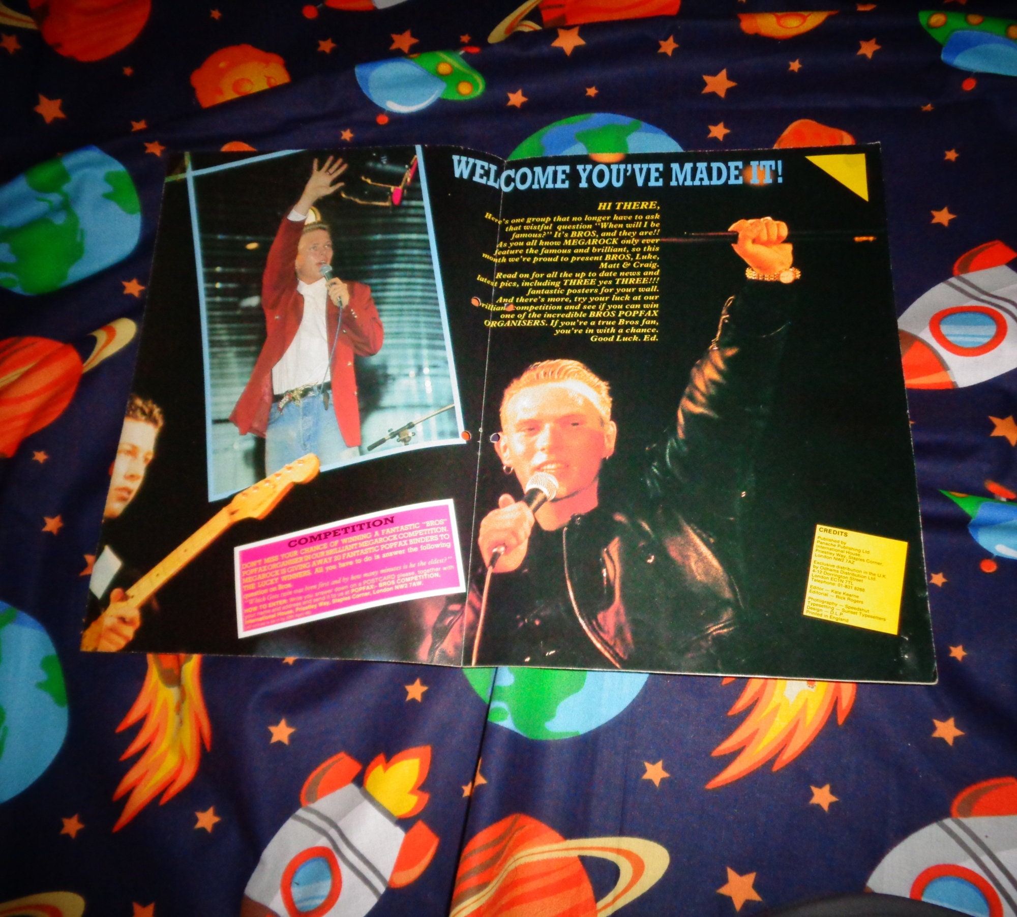 Rare Bros Mega Rock Poster Magazine Issue No.1 Folds Into - Etsy