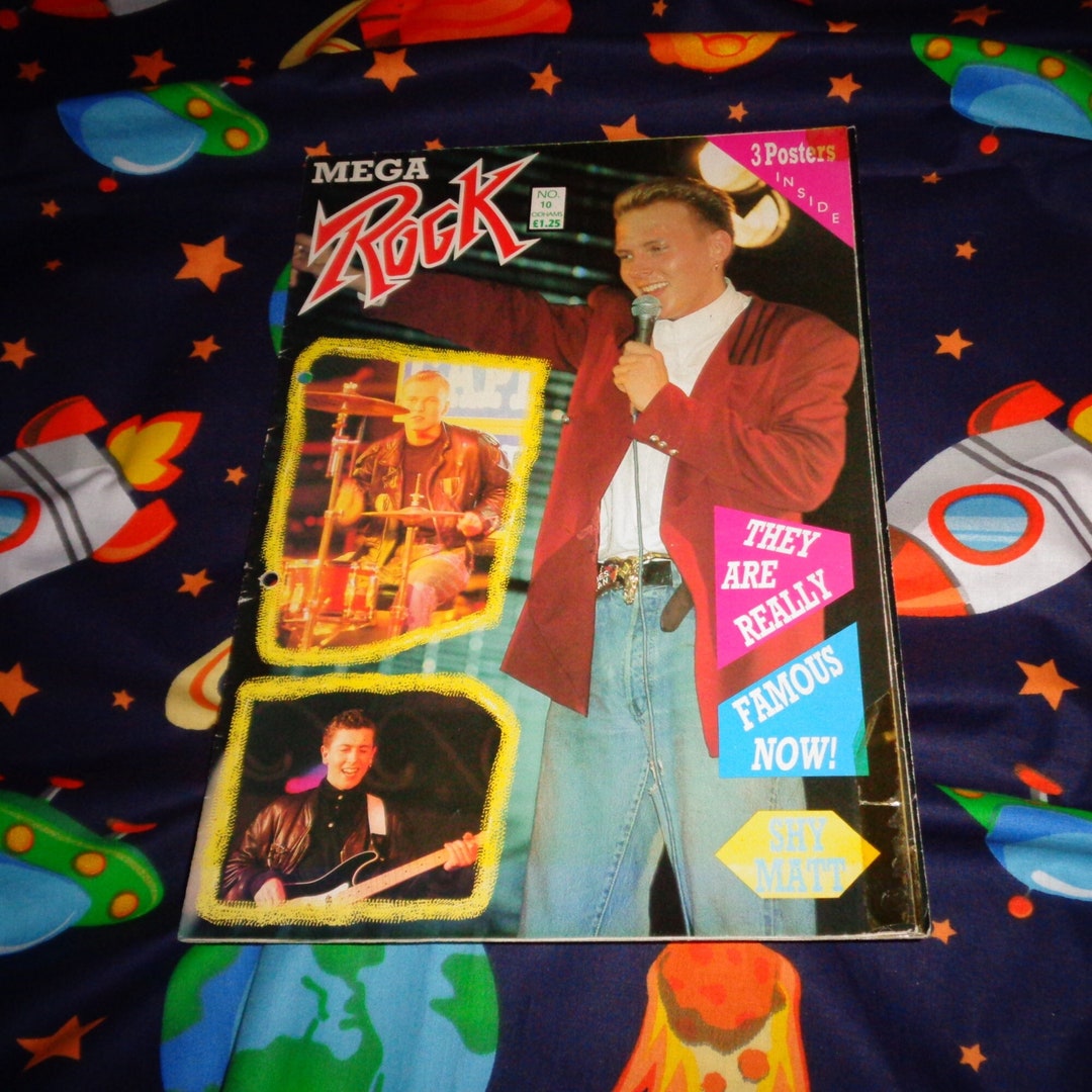 Rare Bros Mega Rock Poster Magazine Issue No.1 Folds Into - Etsy