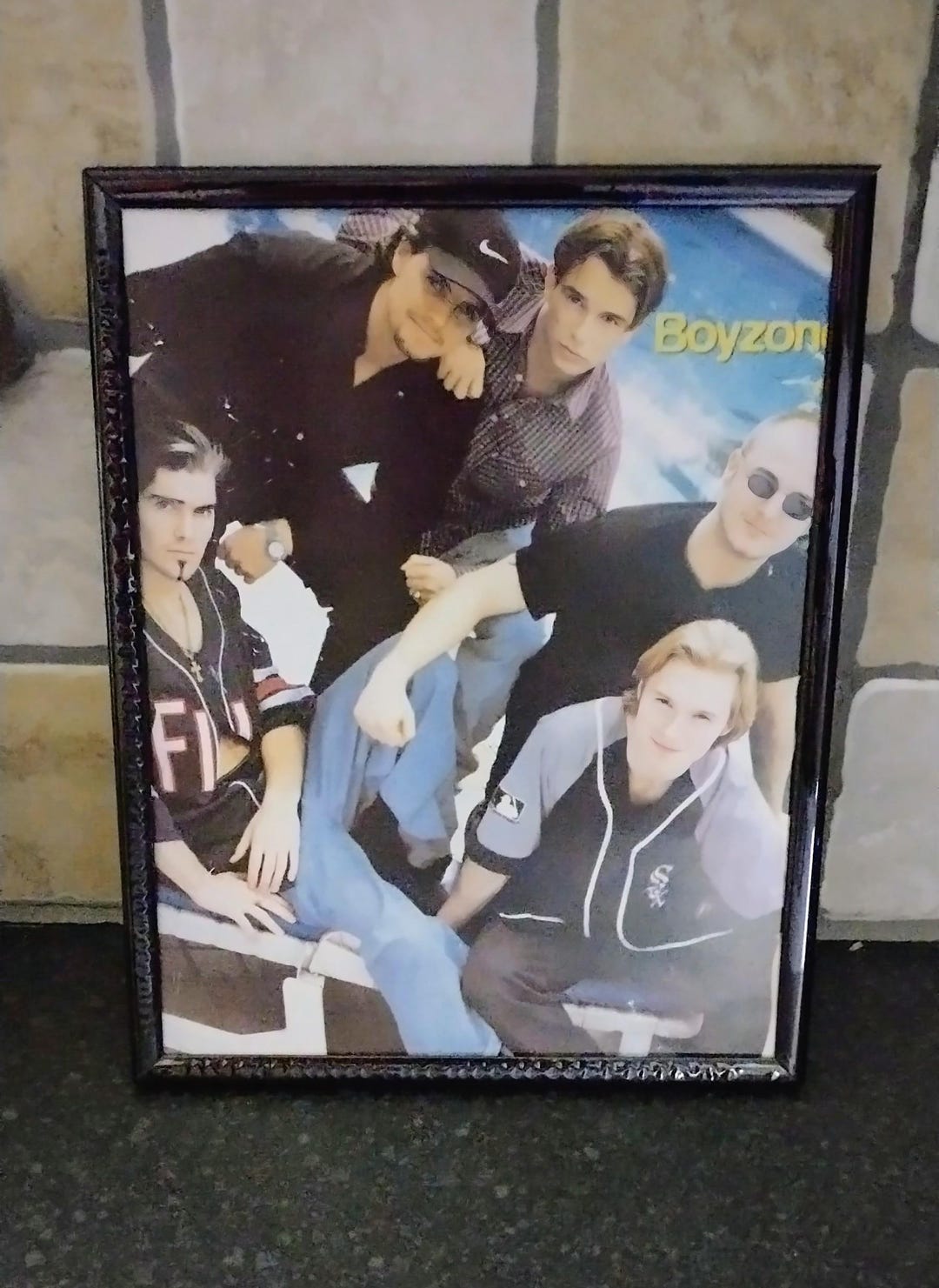 Boyzone Framed Colour Group Photo Wall Hanging Music Memorabilia ...