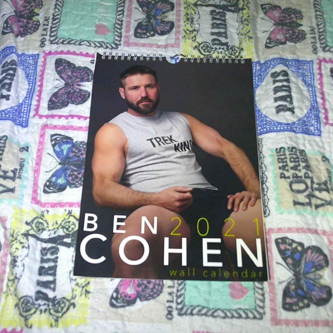 Extremely Rare Limited Edition Official Ben Cohen 2021 Wall Calendar ...