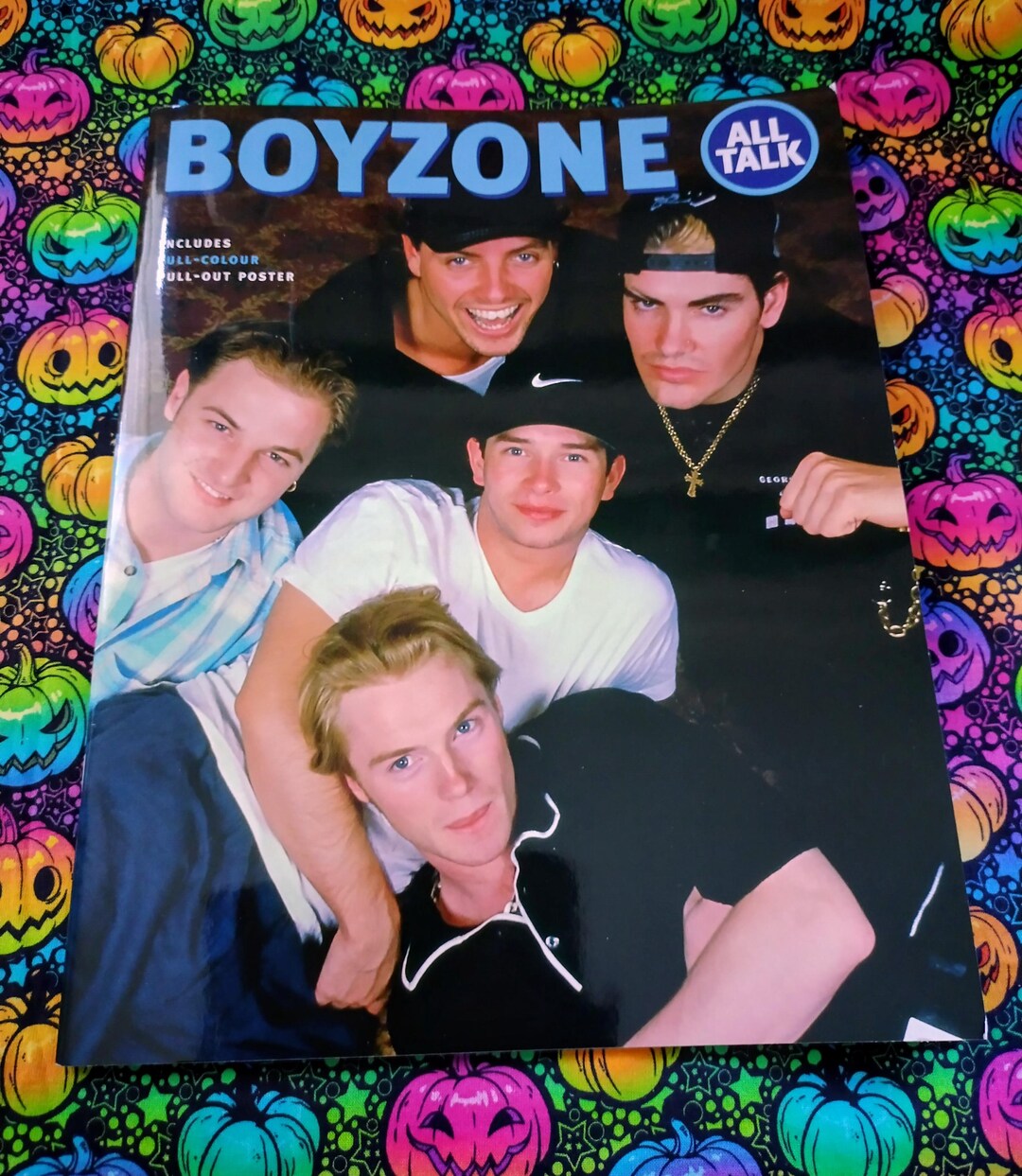 Rare Boyzone All Talk Fully Illustrated Book Includes Large Poster ...