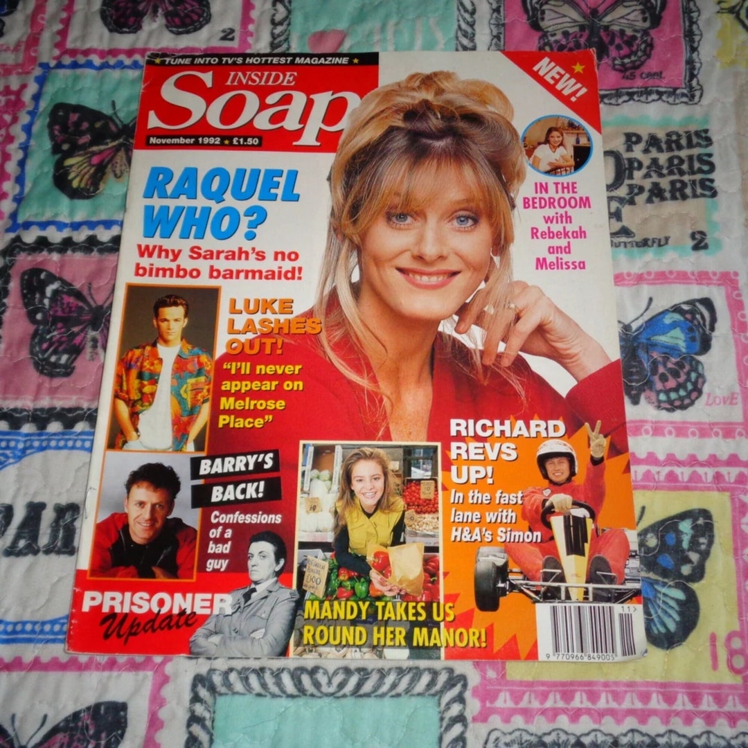 Rare Issue Inside Soap Magazine Vintage November 1992 Collectable the ...