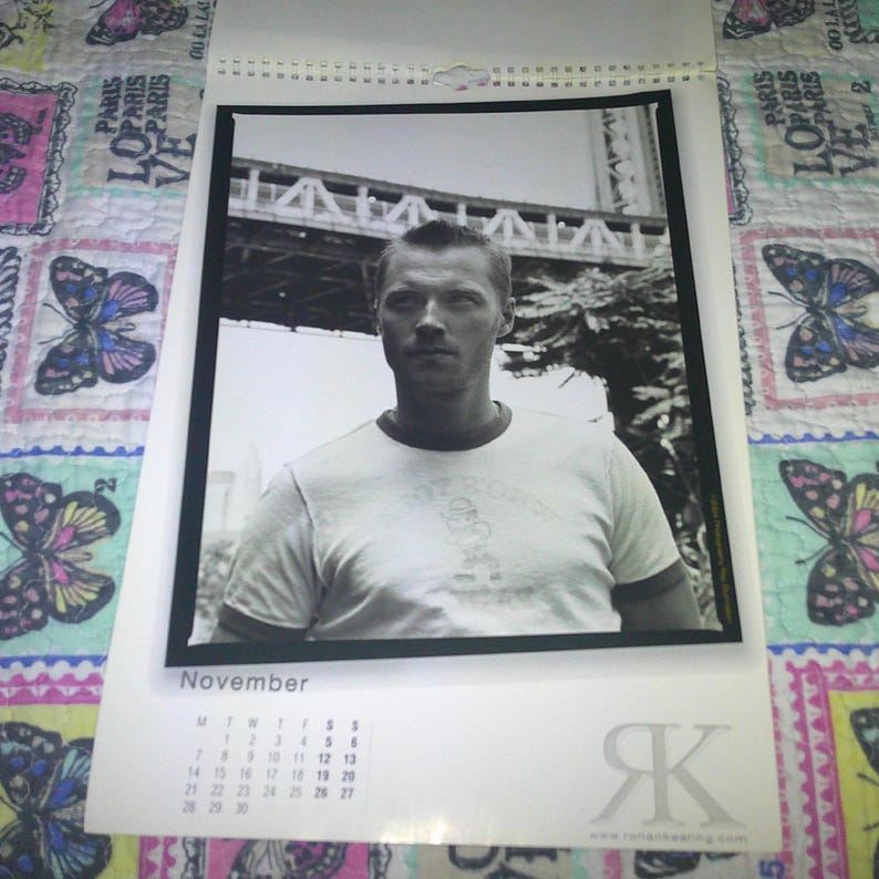 Ronan Keating 2005 Official Calendar Music Memorabilia Collectable ...