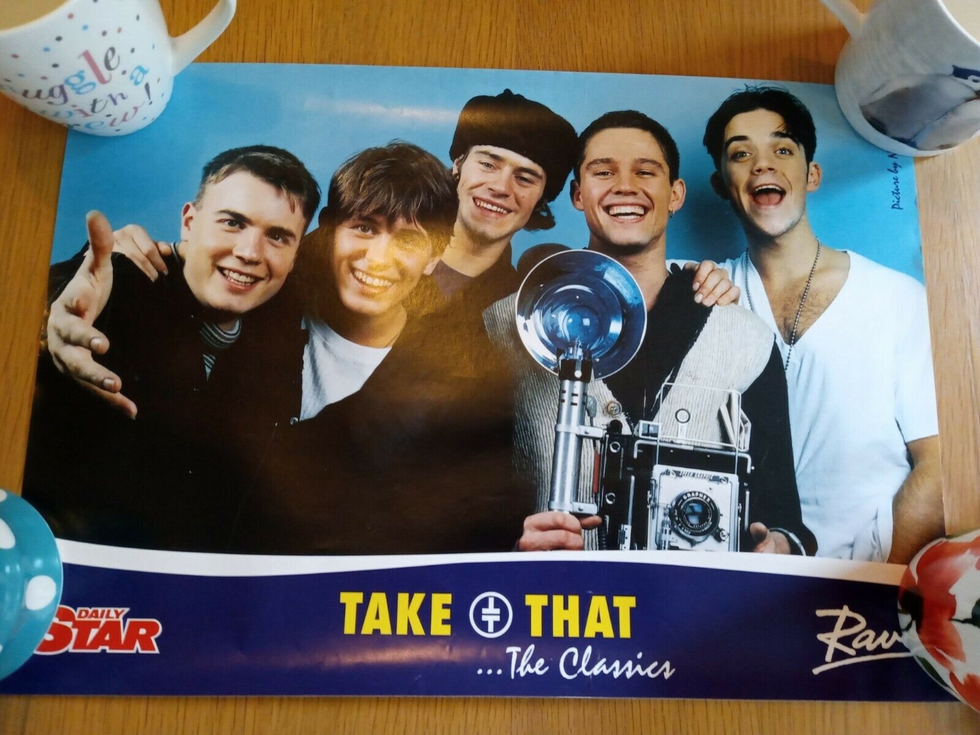 Rare Original Daily Star Take That Posters the Classics - Etsy UK