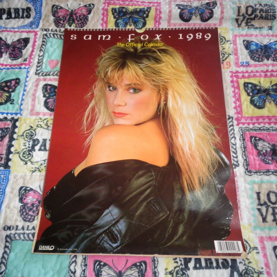 Rare Samantha Fox Official 1989/2023 Calendar Music Memorabilia ...