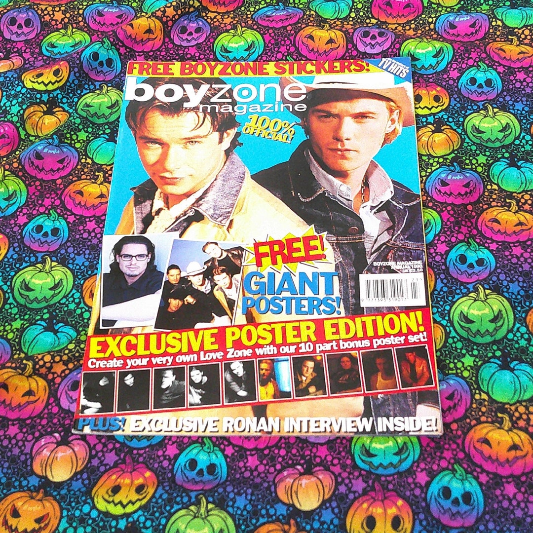 Boyzone Official UK Magazine 1998 Annual Issue Exclusive Poster Edition ...