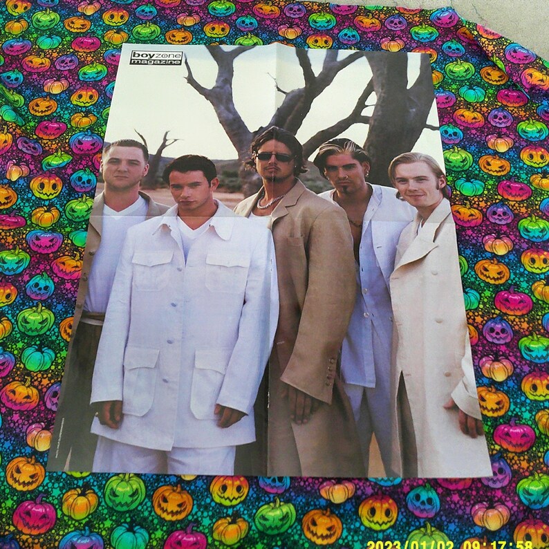 Boyzone Official UK Magazine Issue 12 1997 Centrefolds + Large Double ...